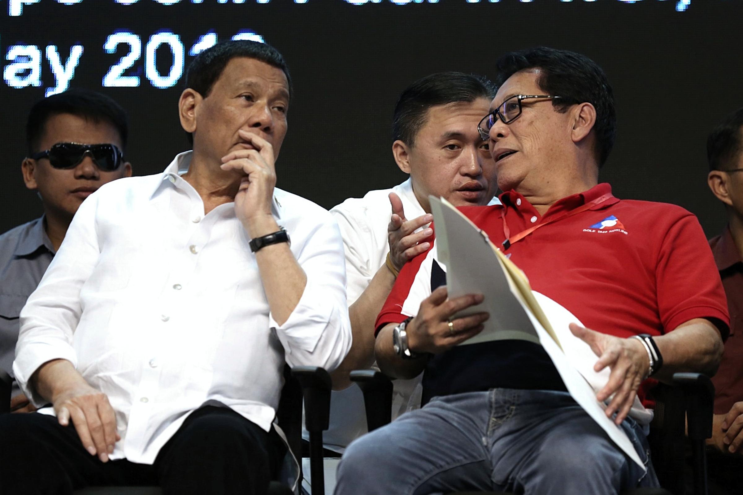 President Rodrigo Roa Duterte at the 116th Labor Day Celebration