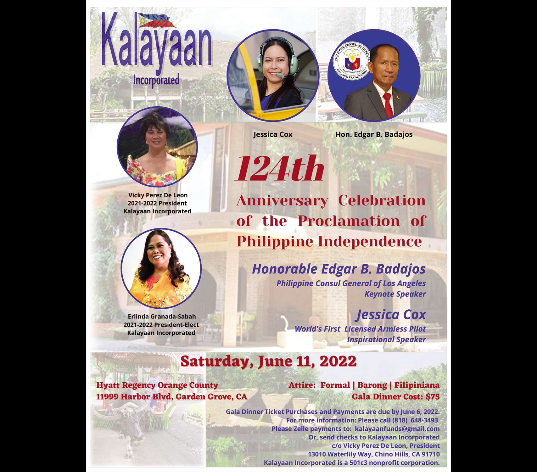 Kalayaan Incorporated hosts the 124th anniversary celebration of the ...